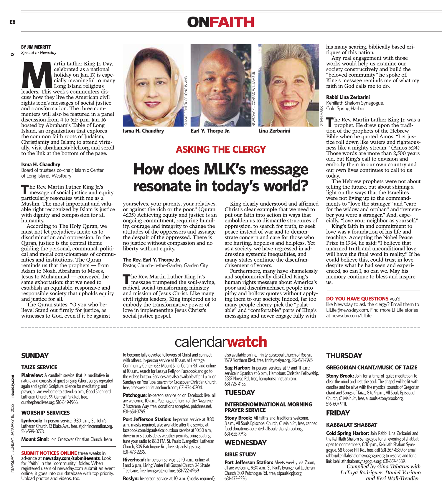 How does MLK’s message resonate in today’s world? — Church-in-the-Garden