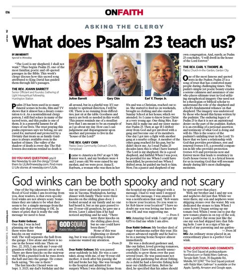 What does Psalm 23 teach us? — Church-in-the-Garden