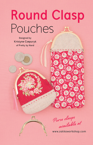 #ZW2613 | Round Clasp Pouches — Zakka Workshop Retail