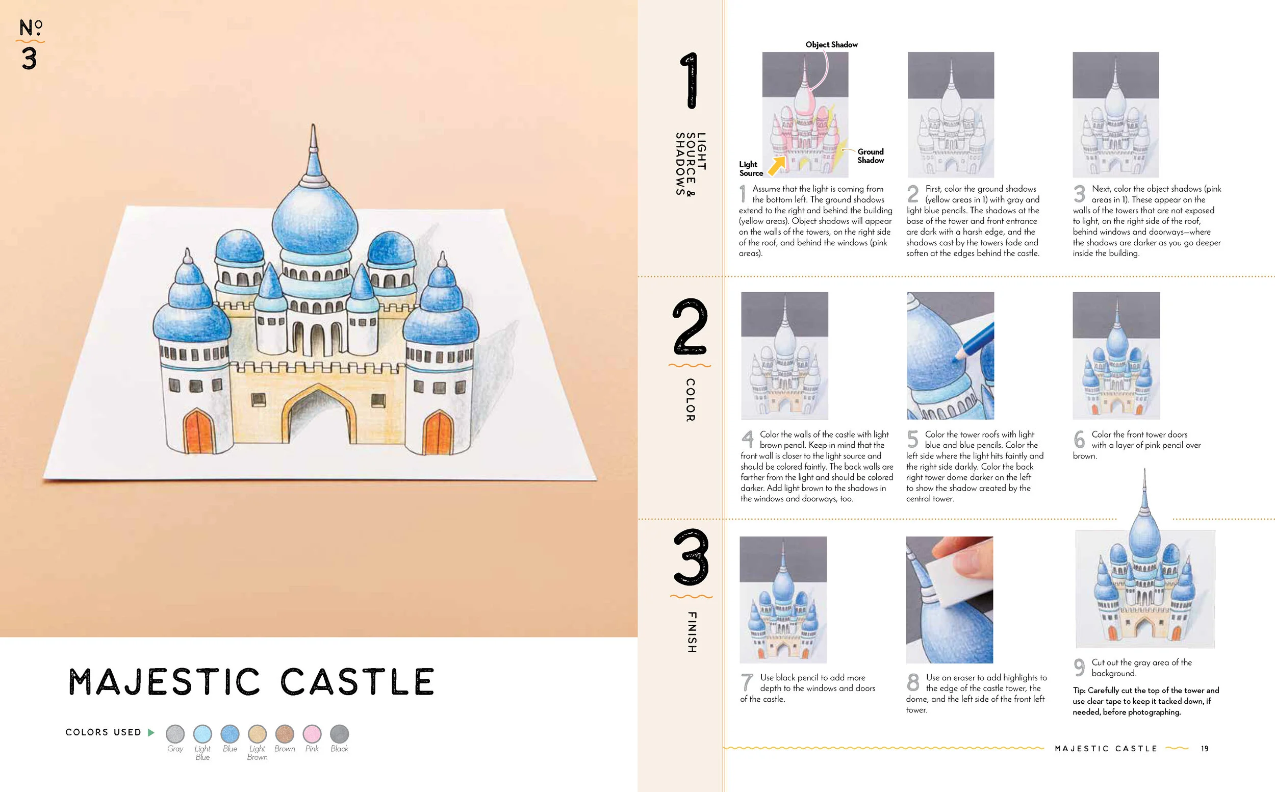 The Awesome 3-D Art Coloring Guide — Zakka Workshop