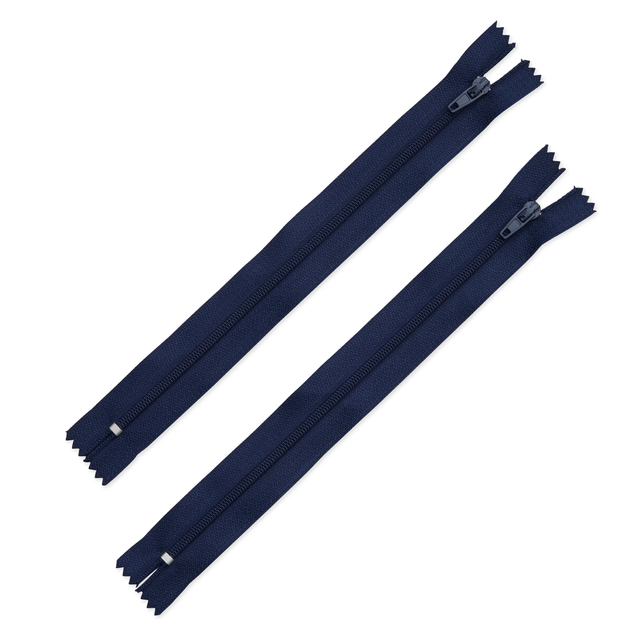 #ZW6462 | 8" Navy Nylon Zipper (2 pk) — Zakka Workshop Retail