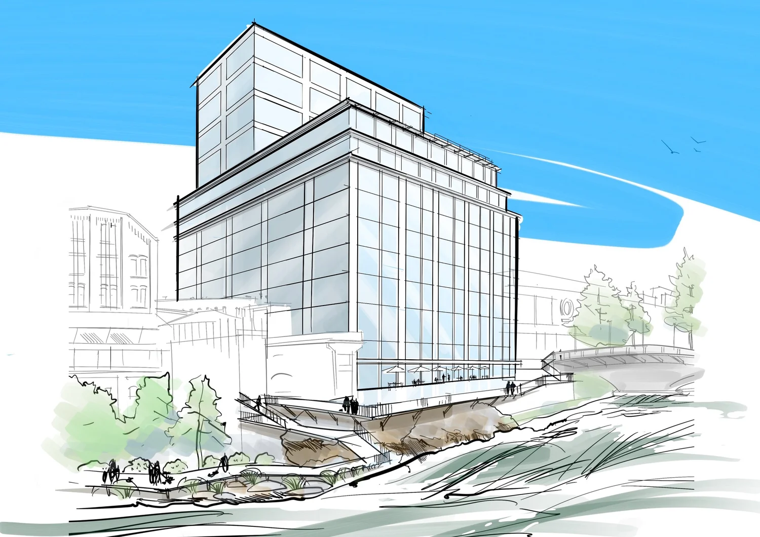 My 5 tips if you want to draw architecture sketch commissions in ...