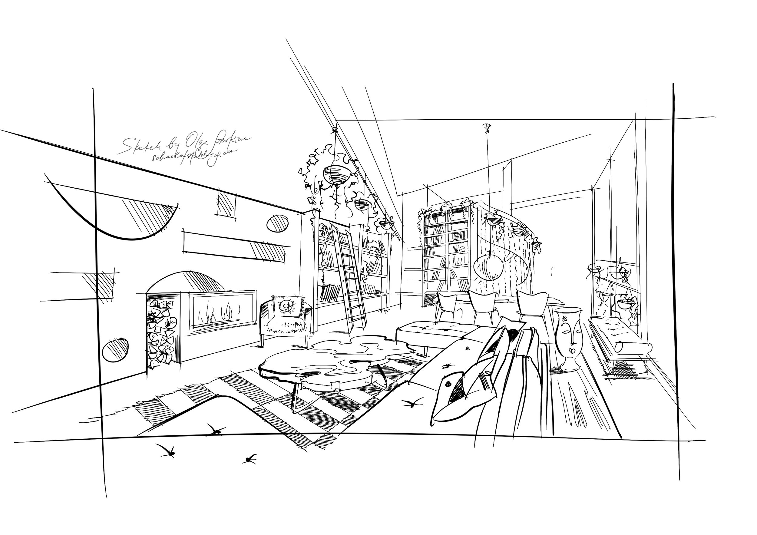 My 5 tips if you want to draw architecture sketch commissions in ...