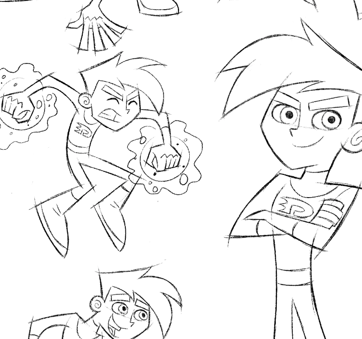 Danny Phantom Going Ghost Coloring Pages