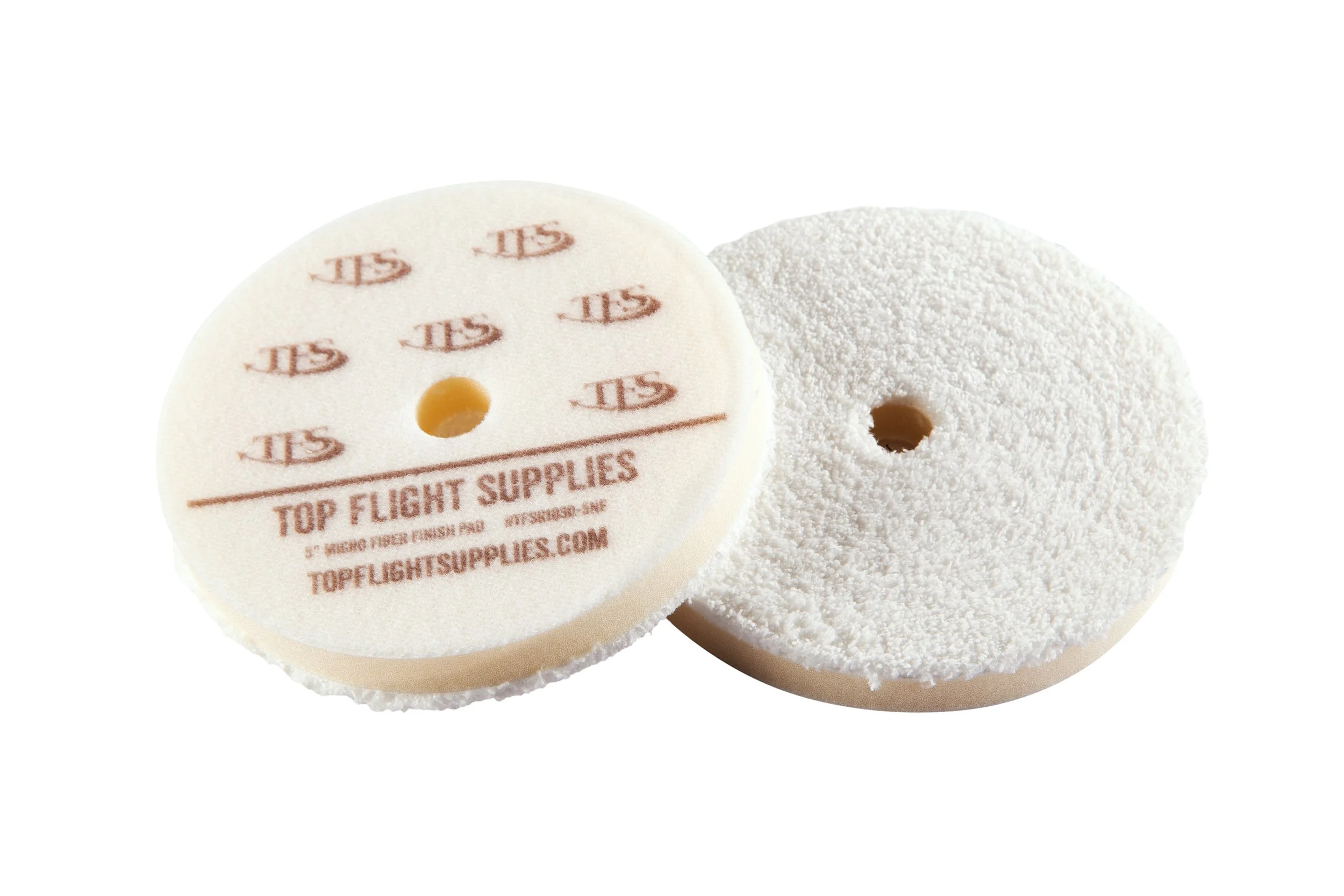 White Micro Fiber Finish Pad — TOP FLIGHT SUPPLIES
