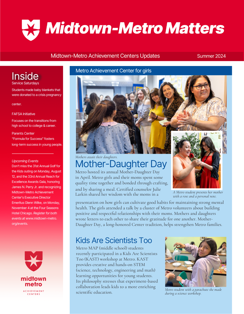 Newsletter — Midtown-Metro Achievement Centers