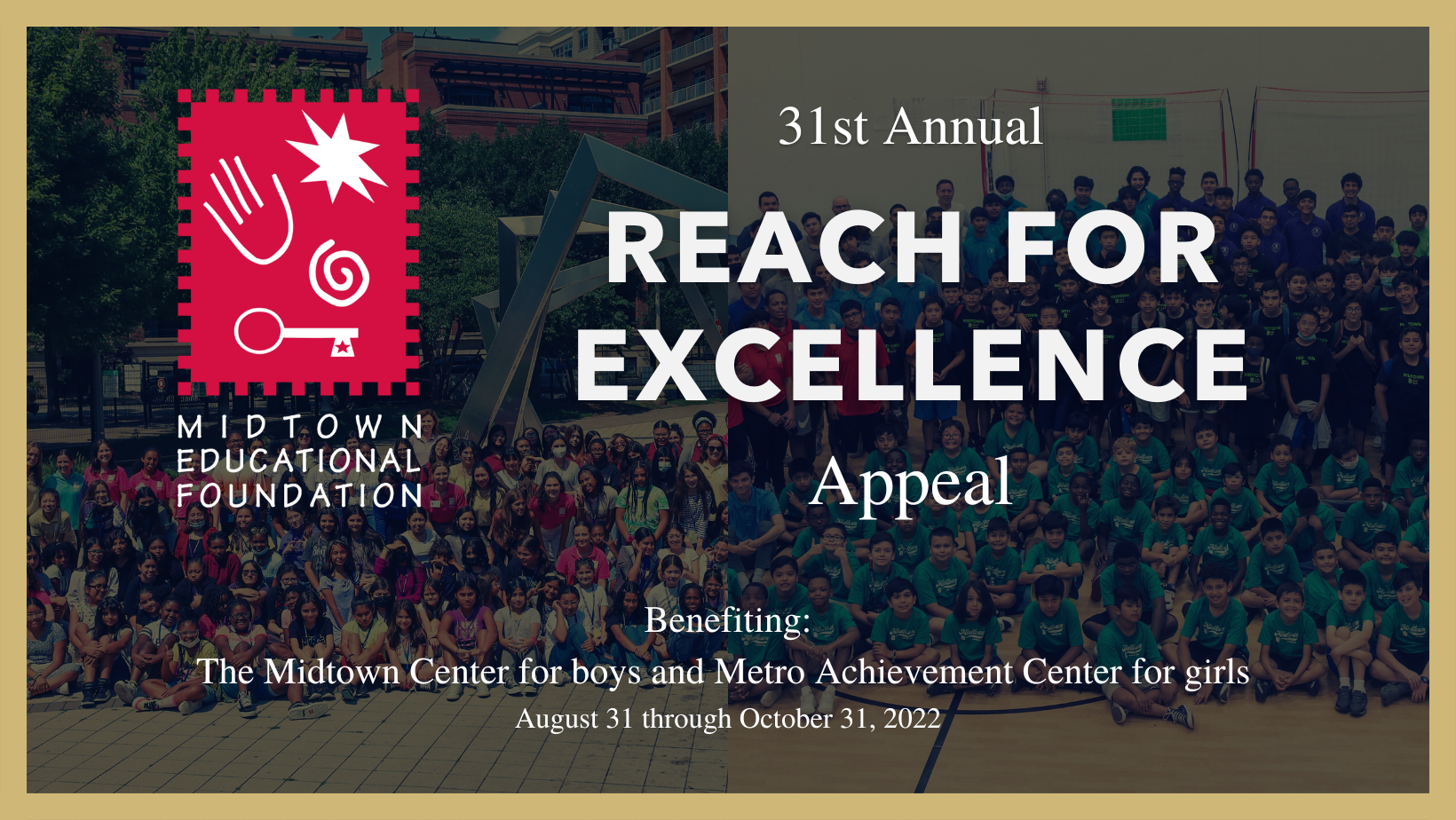 31st Annual Reach for Excellence Appeal — Midtown-Metro Achievement Centers