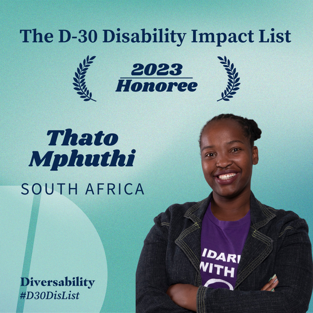 Thato Mphuthi — Diversability