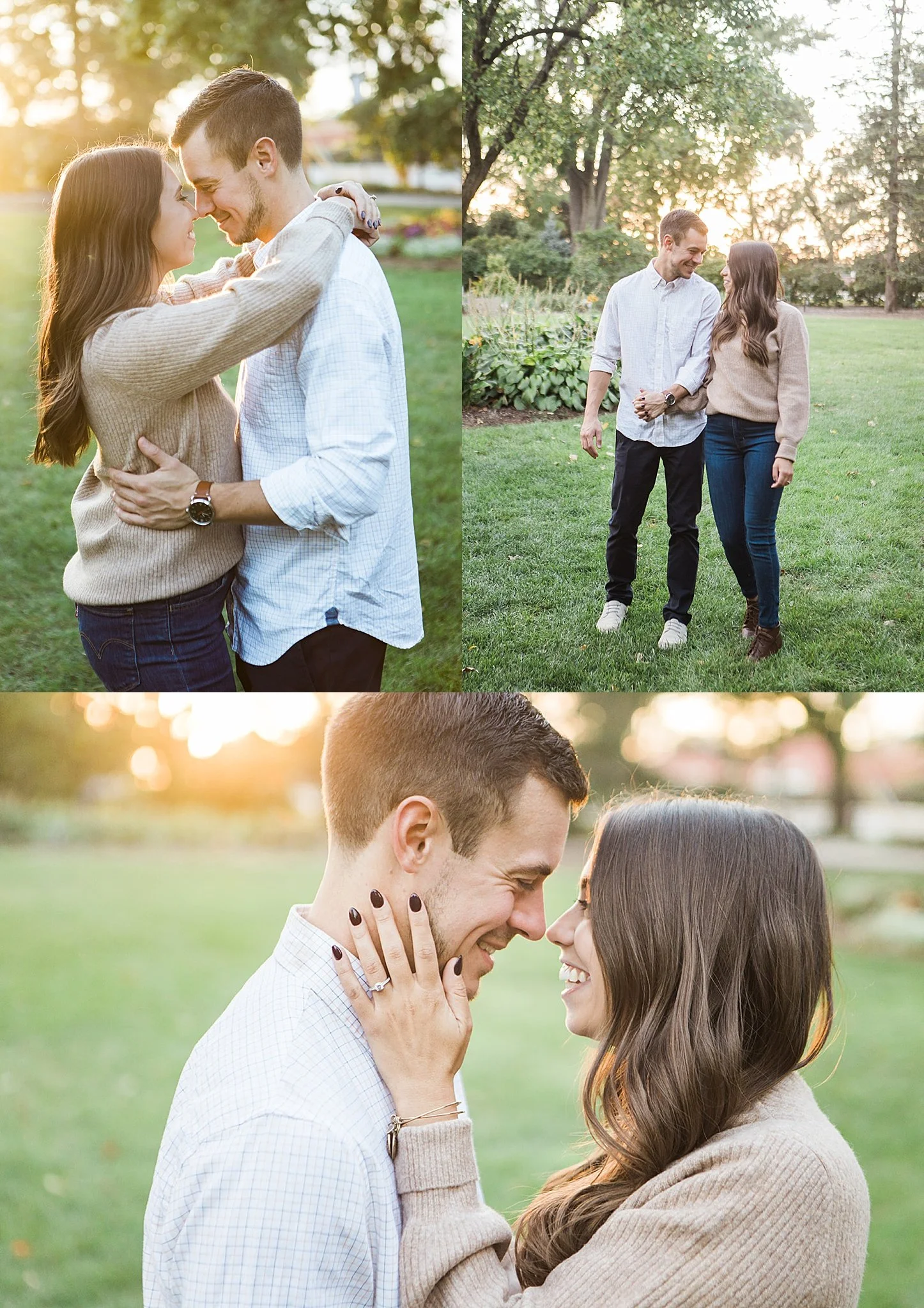 Fall Lilacia Park Engagement Session in Lombard, Illinois | Kristy + JJ ...