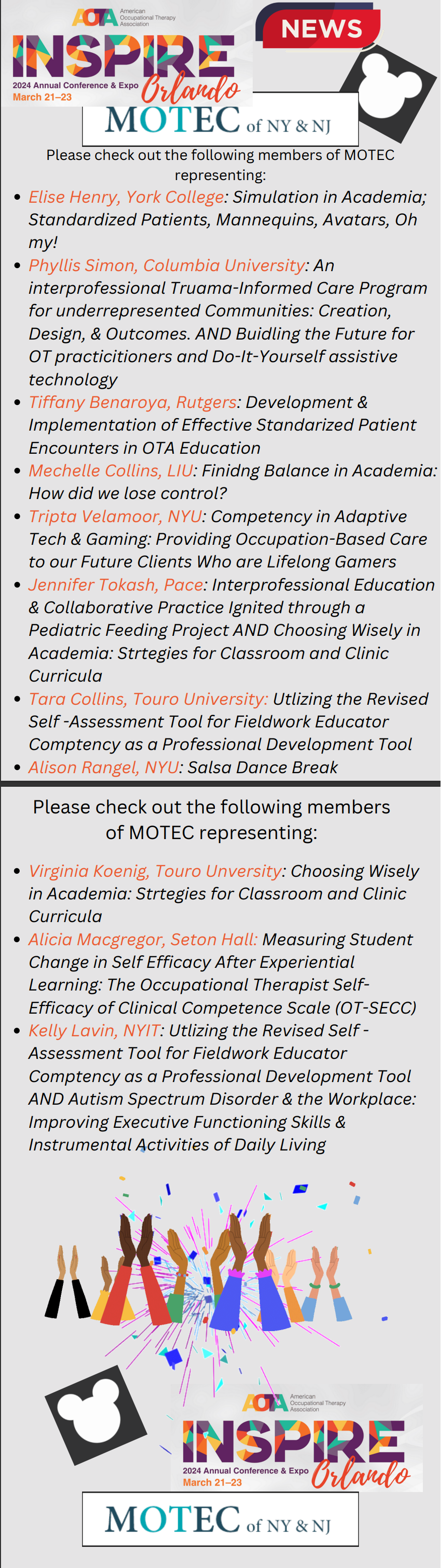 New Events — MOTEC of NY & NJ