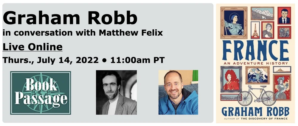 Graham Robb Interview! — Matthew Félix