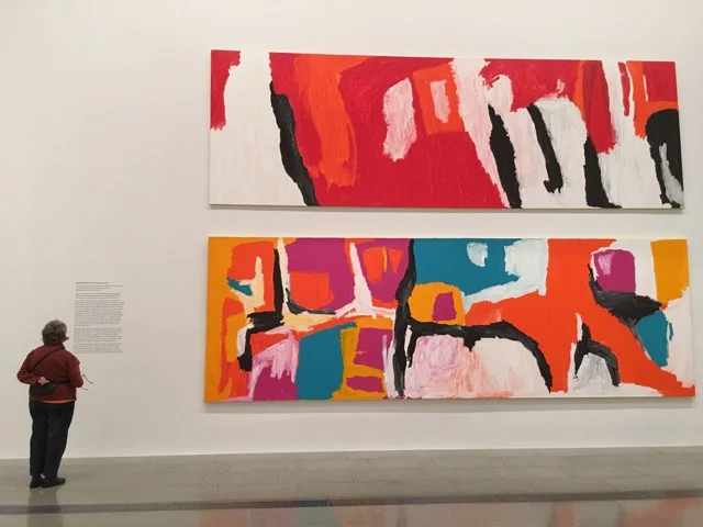 Sally Gabori: Land of All at the NGV Australia - Fed Square - Busy City ...