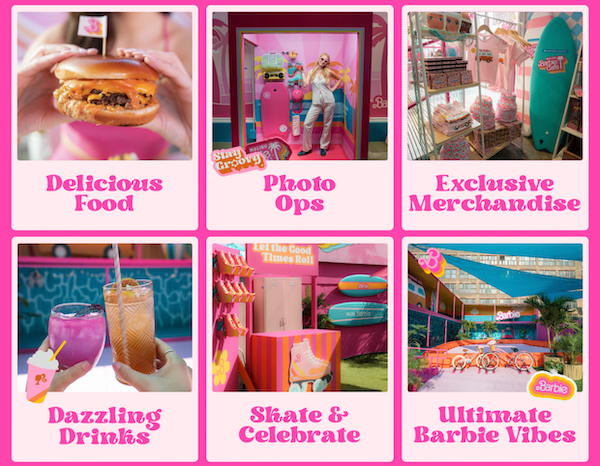 Malibu Barbie Café at Chadstone Shopping Centre - Busy City Guide