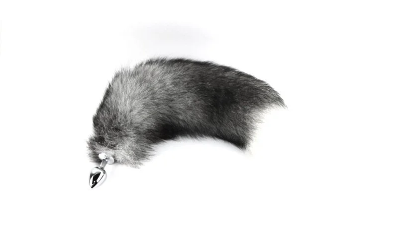 Bleached/Natural Fox Tails — Touch of Fur