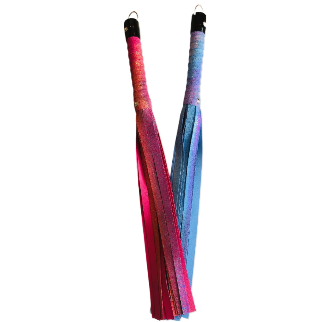 Fur + Leather Floggers — Touch of Fur