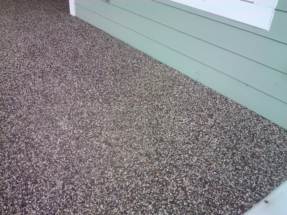 Epoxy Pebble Stone — Custom Coatings Concrete Floor Finishes