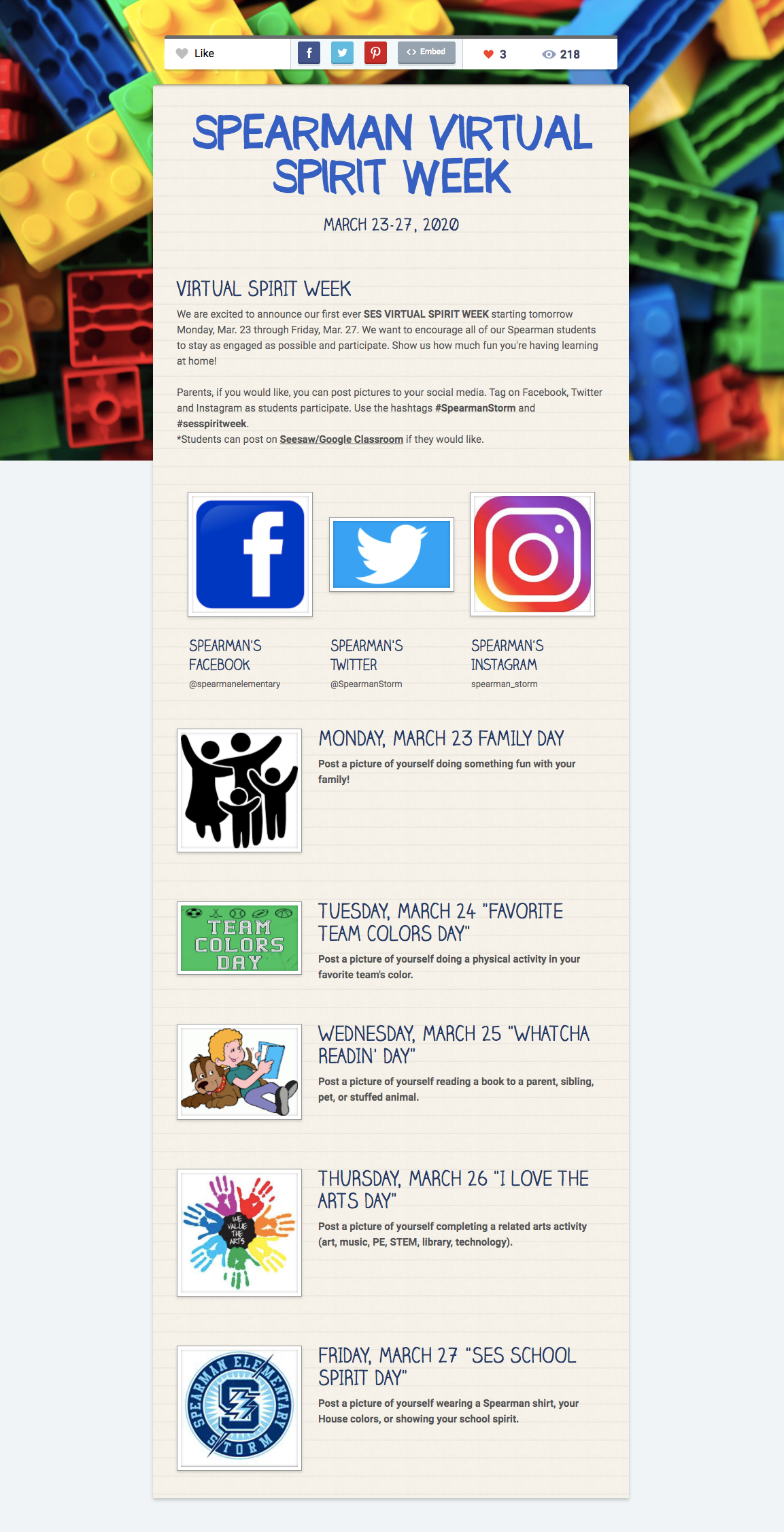 Tip 7: Host a virtual spirit week — ParentSquare Blog