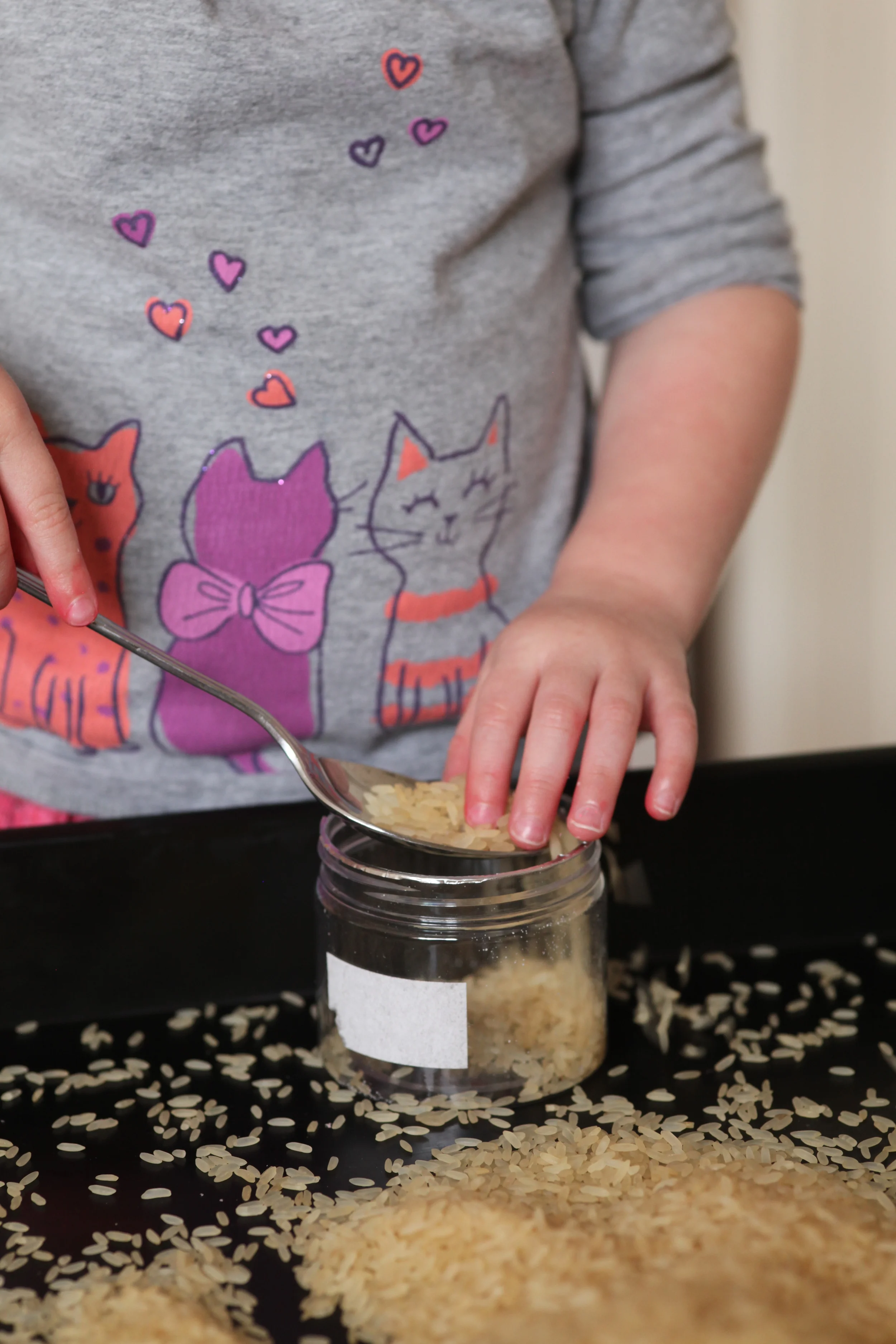 Sensory Play Friday: Exploring Rice. — taking a moment in time