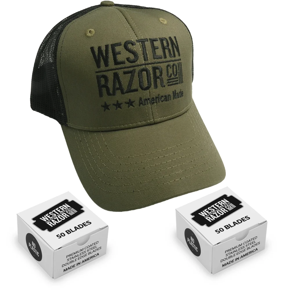 Supreme Value Pack: Safety Razor + 50 More Blades + Cover — Western ...