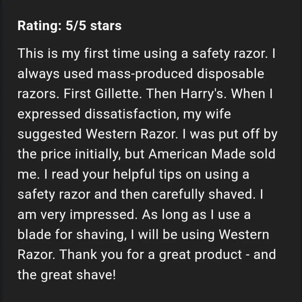 Western Razor Co — MADE IN AMERICA
