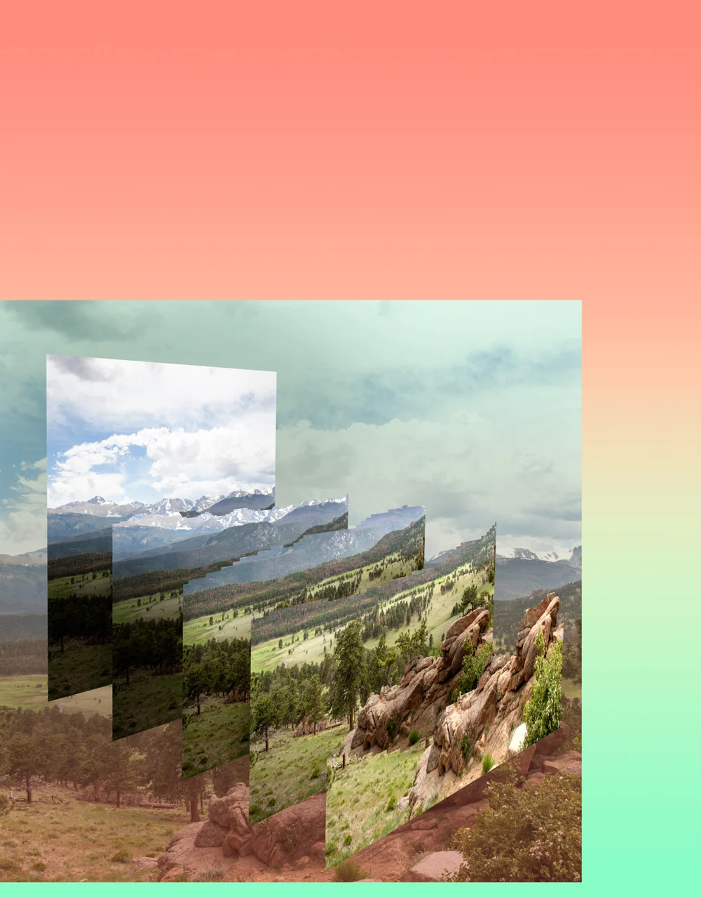 LAYERED LANDSCAPES — peer to space