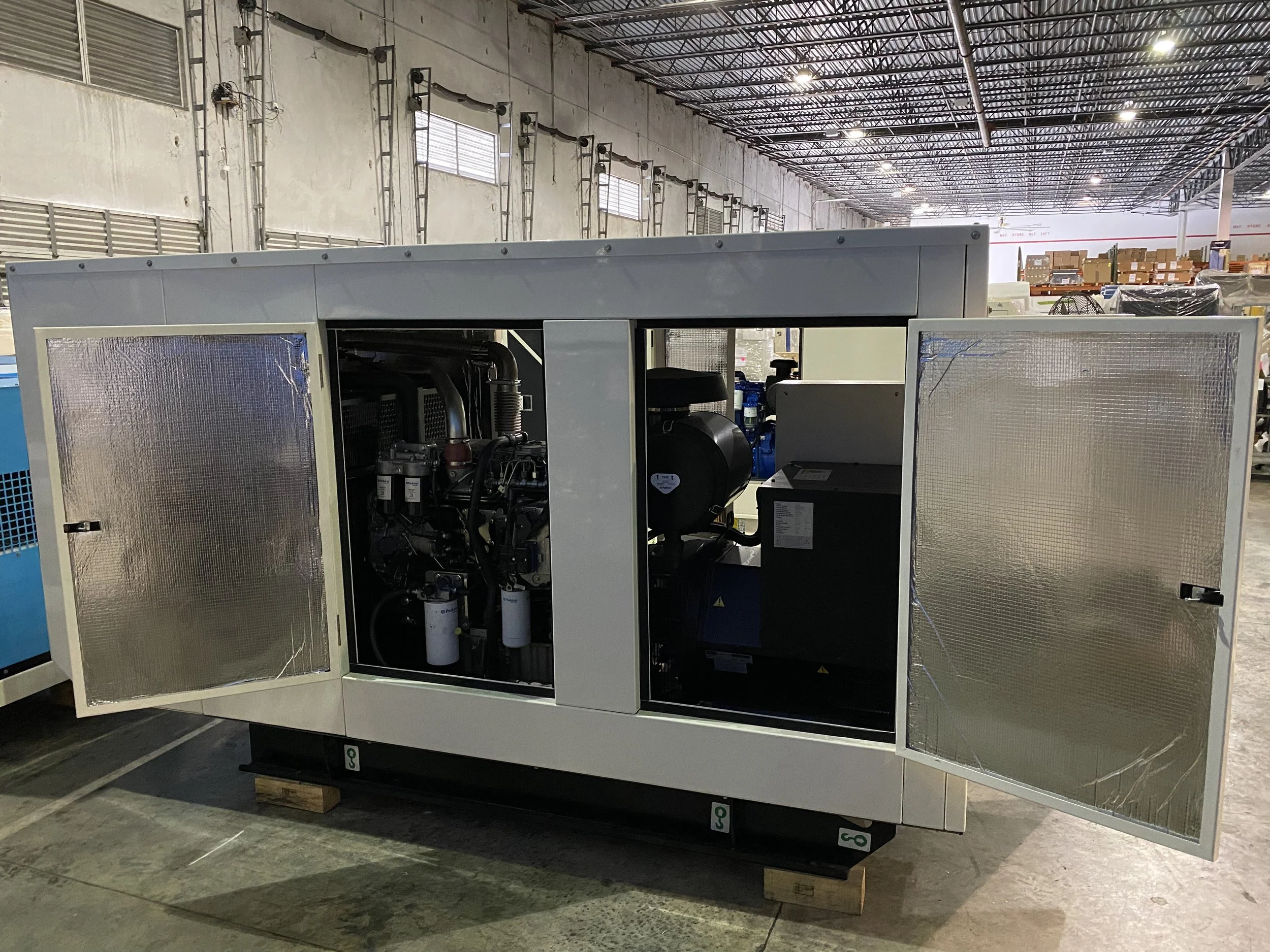 SR145-3-P31 SR POWER DIESEL GENERATOR WITH CUSTOM ALUMINUM ENCLOSURE ...