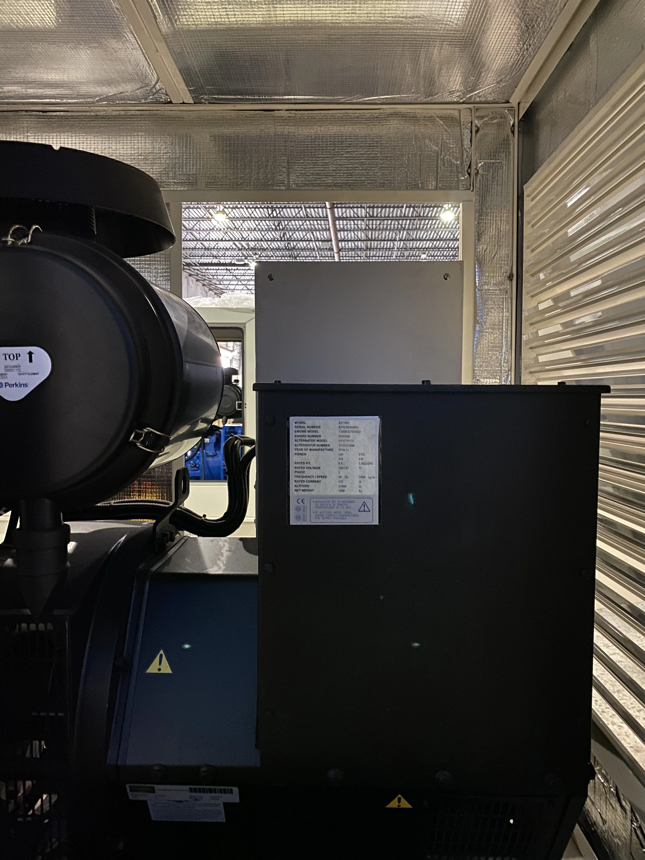 SR145-3-P31 SR POWER DIESEL GENERATOR WITH CUSTOM ALUMINUM ENCLOSURE ...