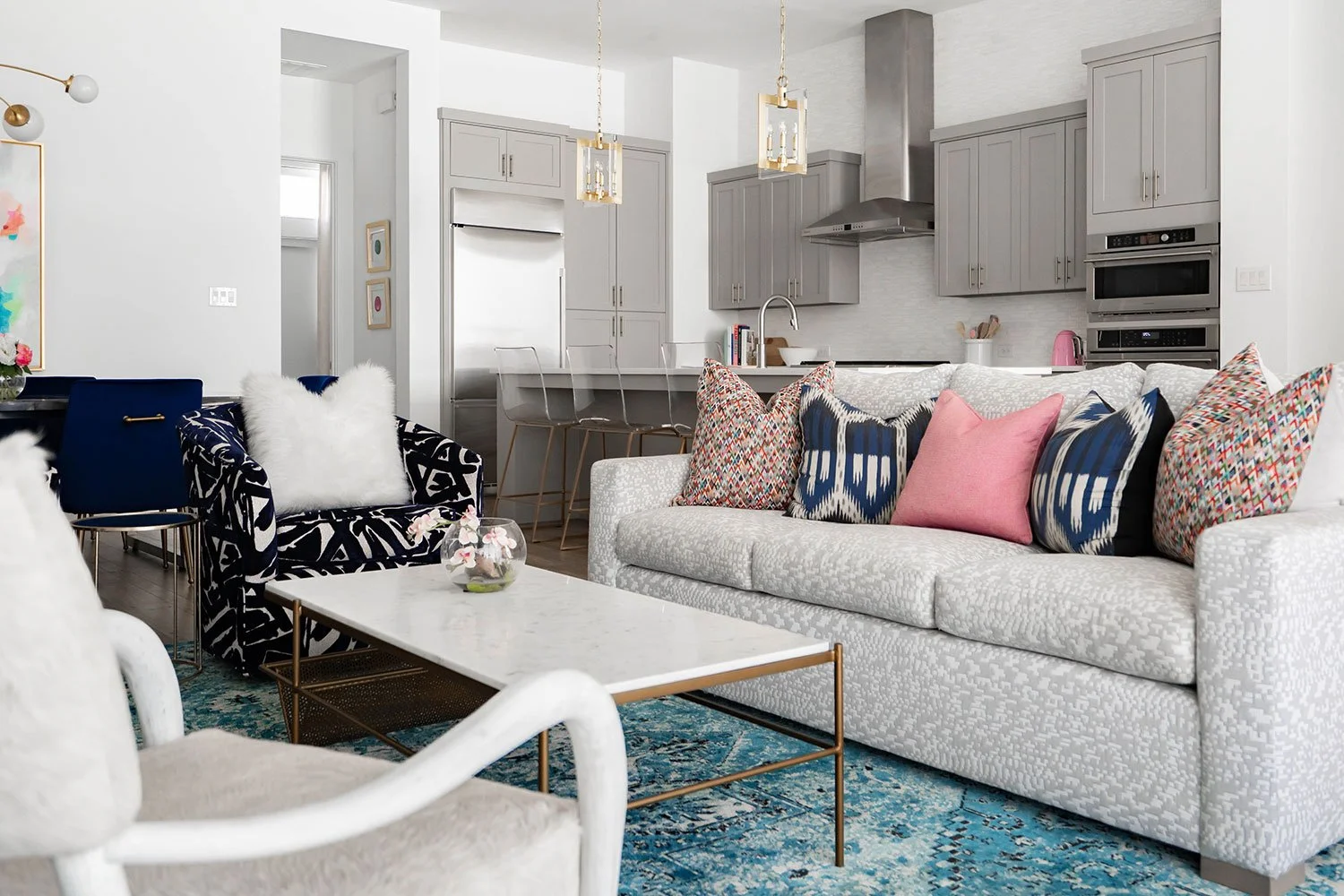 Cheerful home design with tons of color and pattern. — Kevin Twitty ...