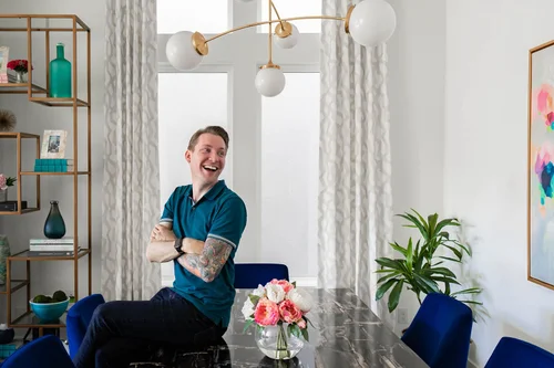 Cheerful home design with tons of color and pattern. — Kevin Twitty ...