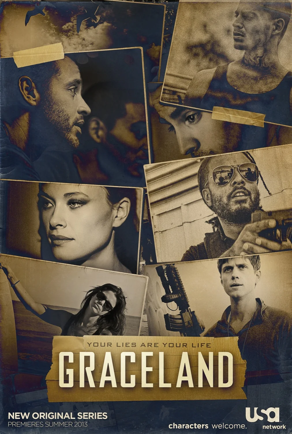 Graceland Tv Show Poster