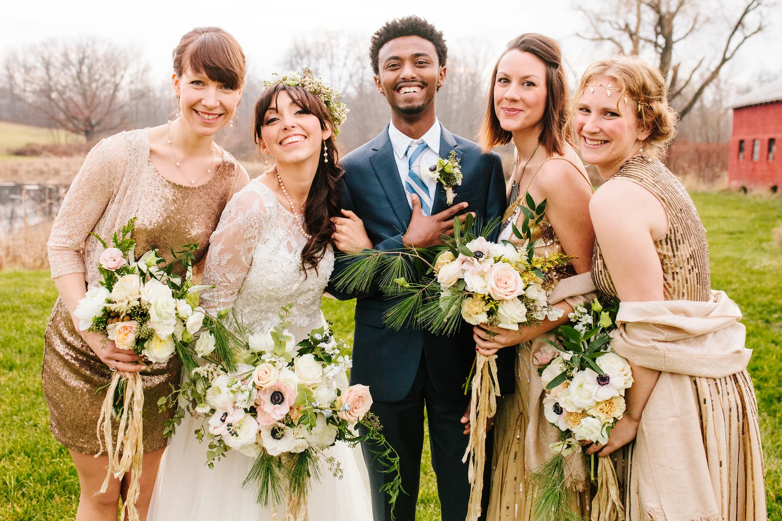 A Cottage Gardener — Winter Wedding flowers