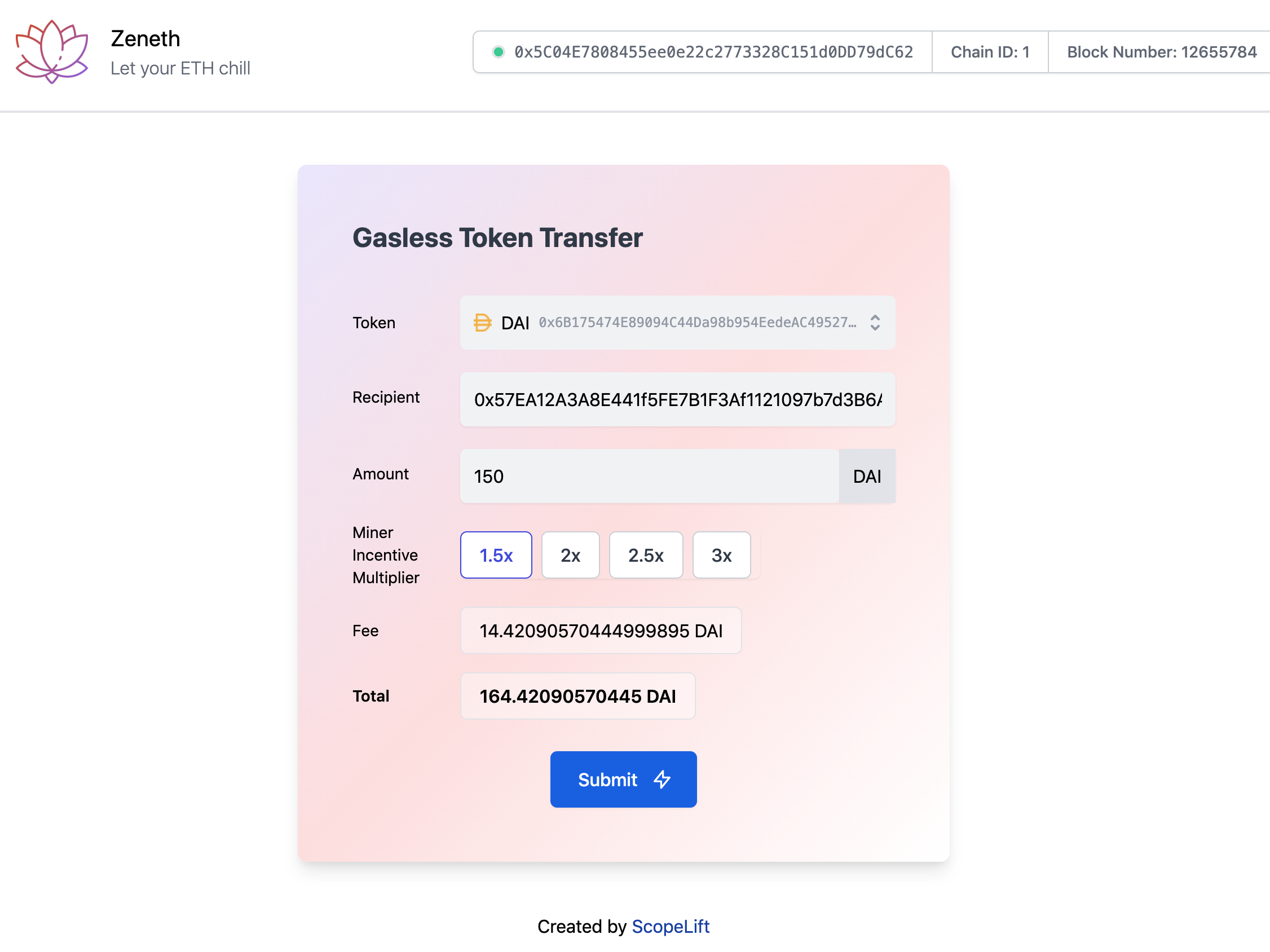 Zeneth Launch: A First Step Toward Democratizing Gasless Transaction ...