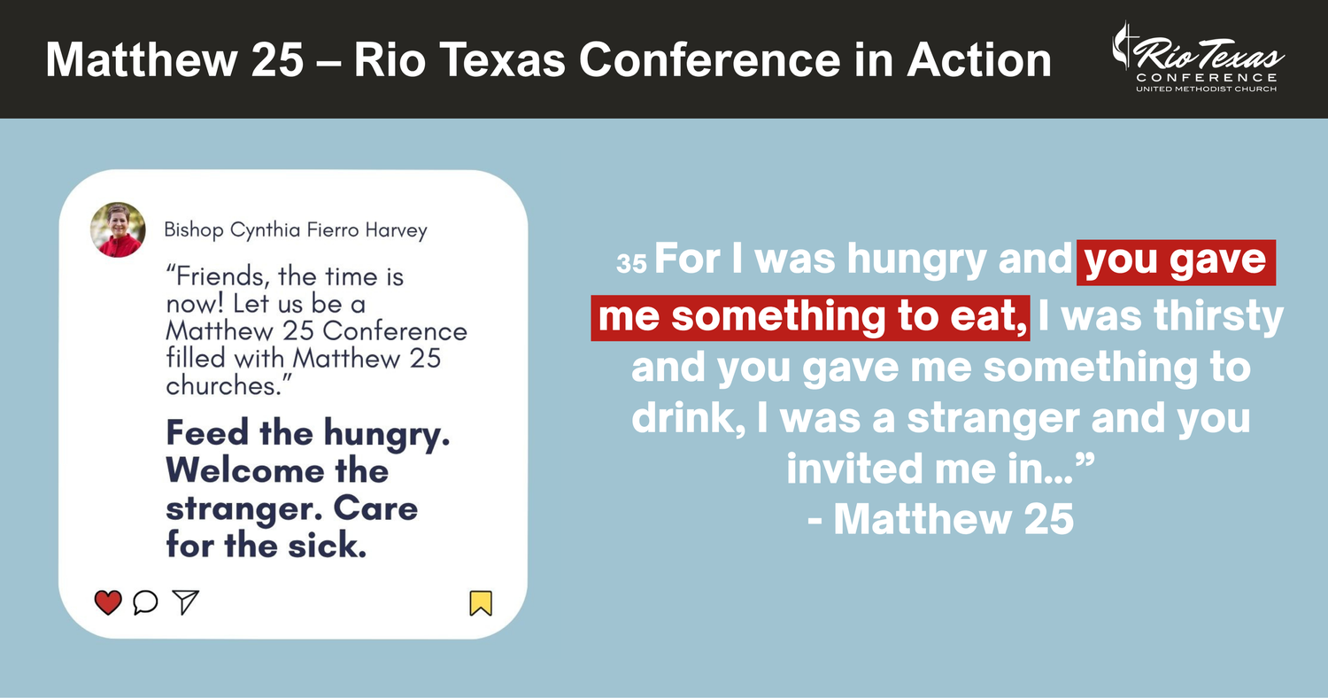 Rio Texas: A Matthew 25 Conference — Rio Texas Annual Conference