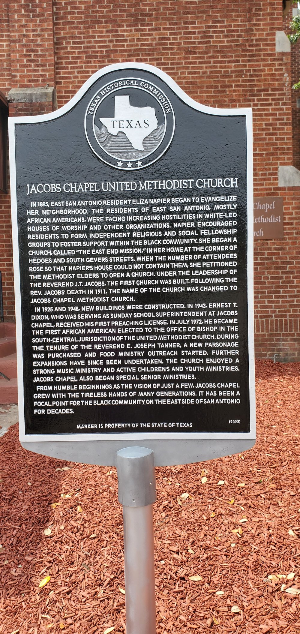 Jacobs Chapel UMC Receives Texas Historical Commission Marker — Rio ...