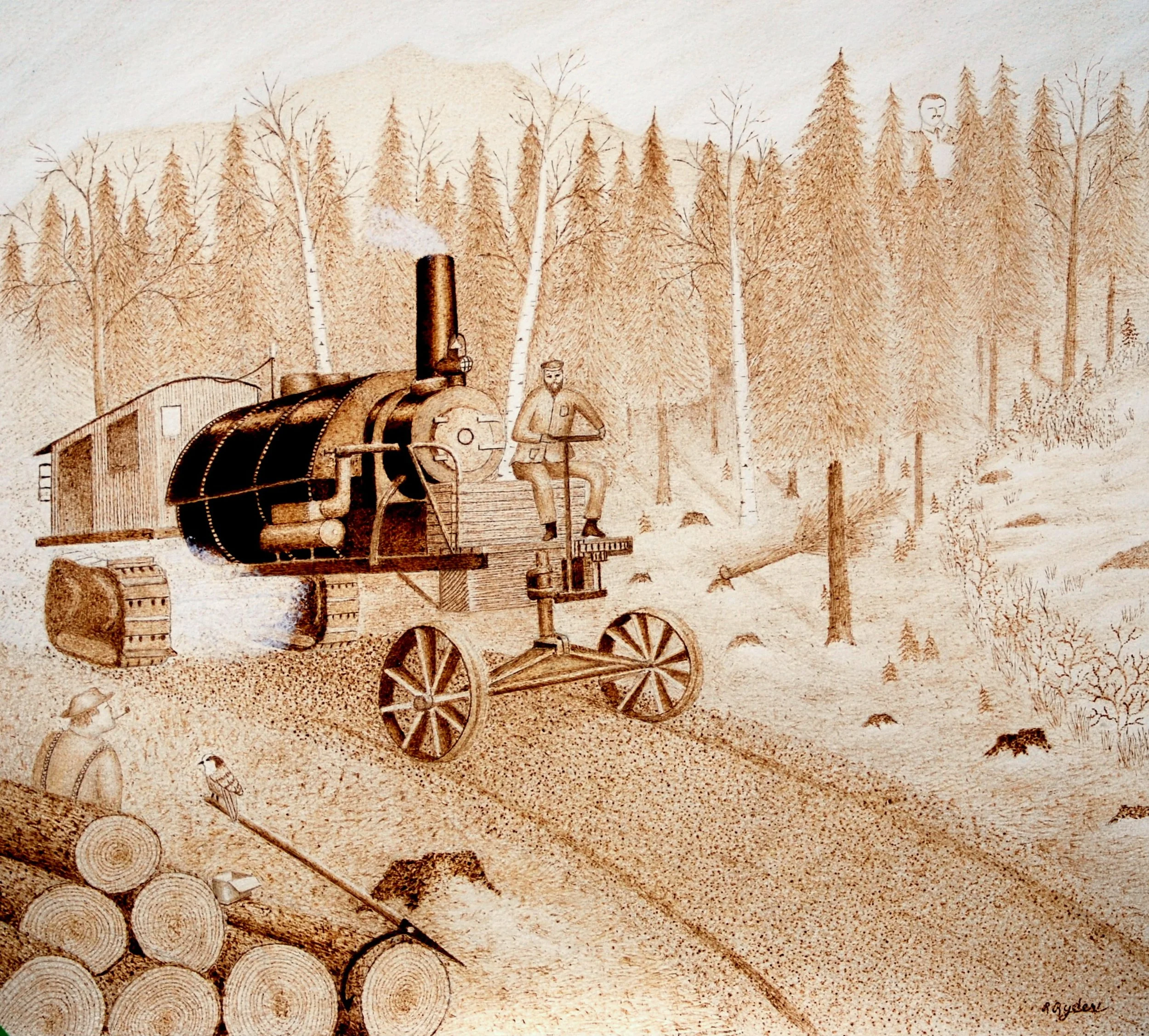 Penobscot Pyrographics