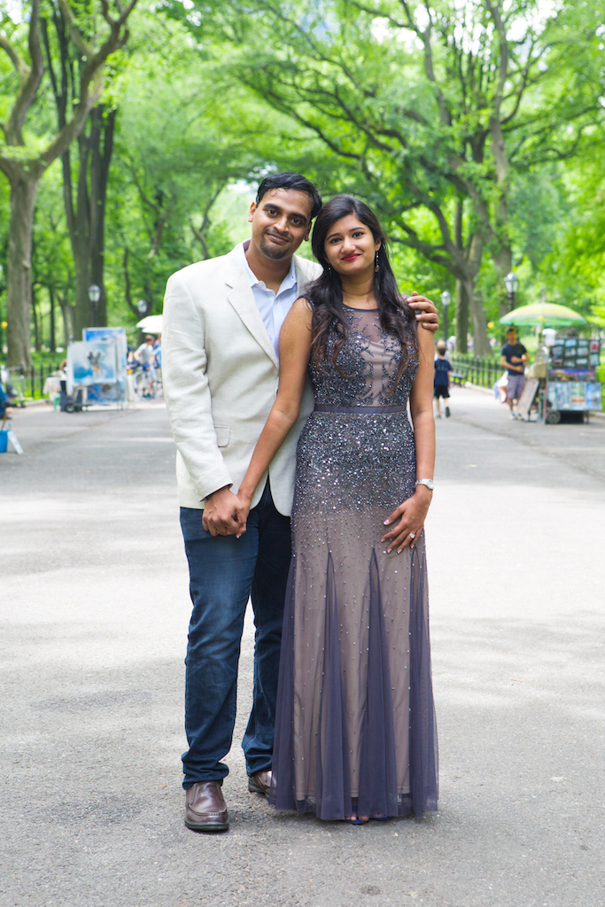 Sandhini & Anurag's Engagement Session @ Central Park — HMPHOTOSHOOTS