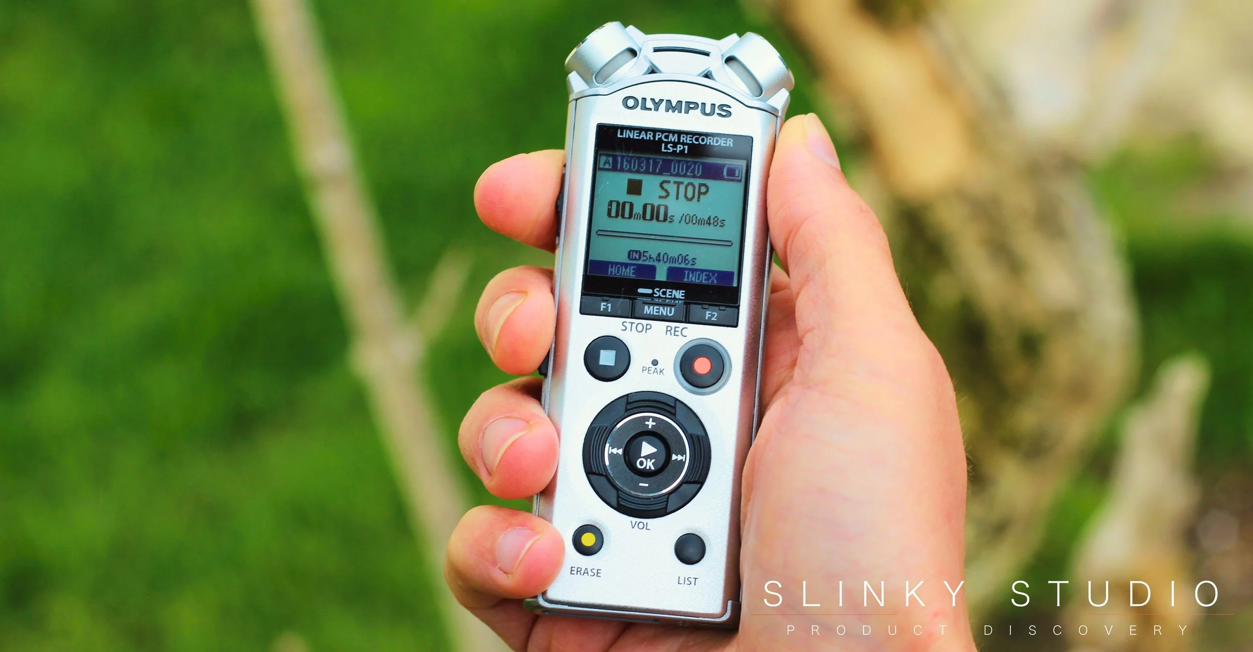 Olympus LS-P1 Audio Recorder Review - Slinky Studio