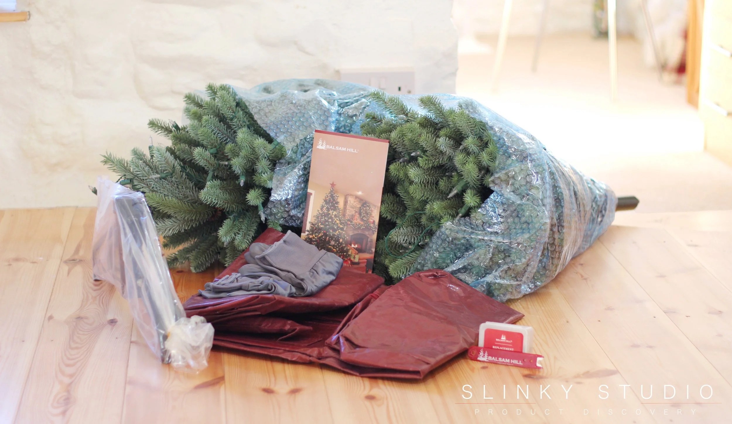 Balsam Hill Royal Blue Spruce Christmas Tree Review - Slinky Studio