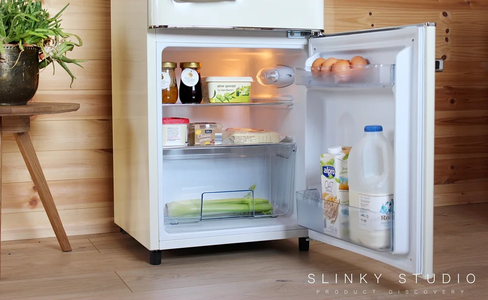 Bauer Haüs Retro Fridge Freezer Review - Slinky Studio