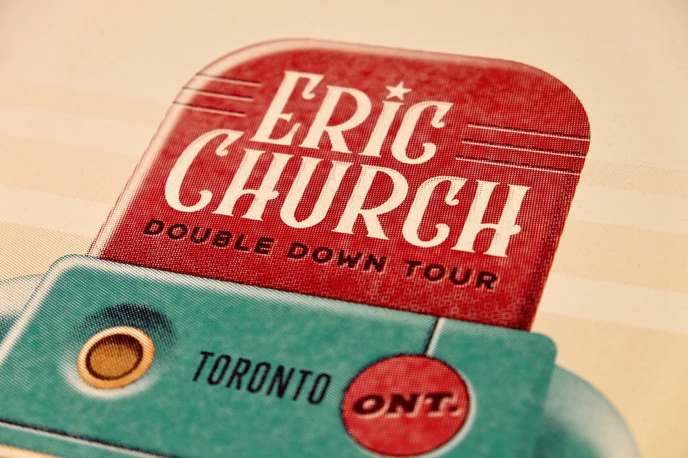 Eric Church Toronto Posters — DKNG