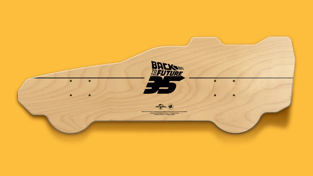 Back To The Future Skateboard Deck