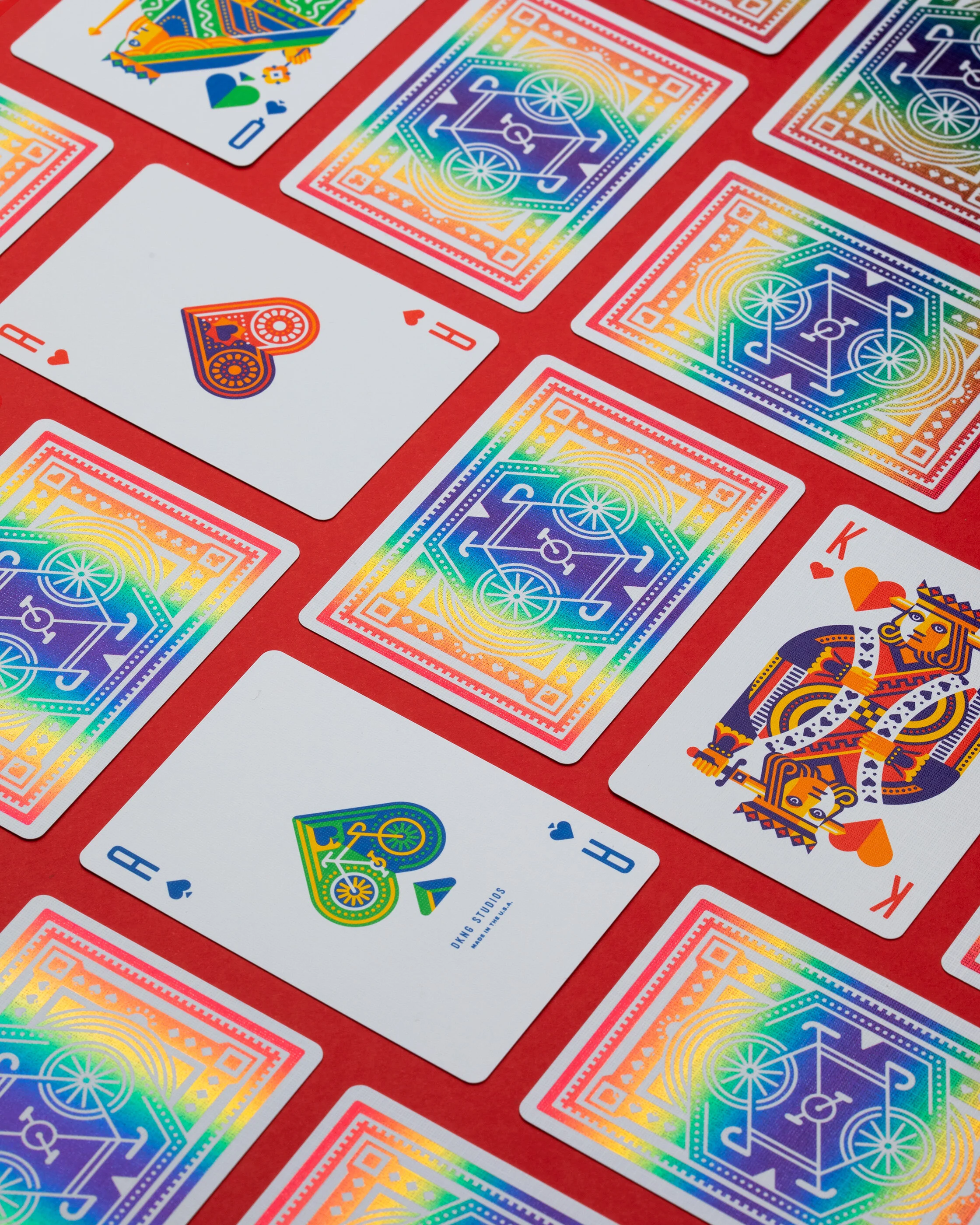 DKNG 'Rainbow Wheel' Playing Cards — DKNG