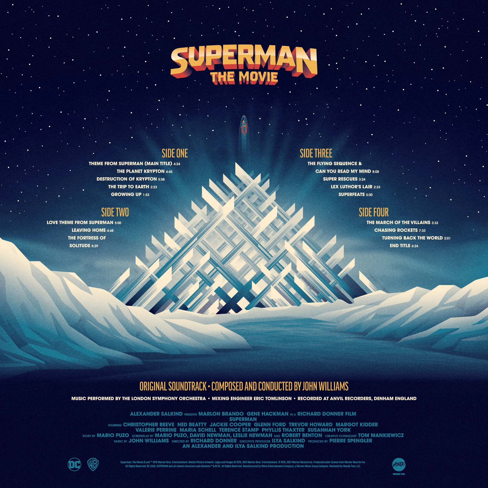 Superman: The Movie - Soundtrack Vinyl Packaging — DKNG