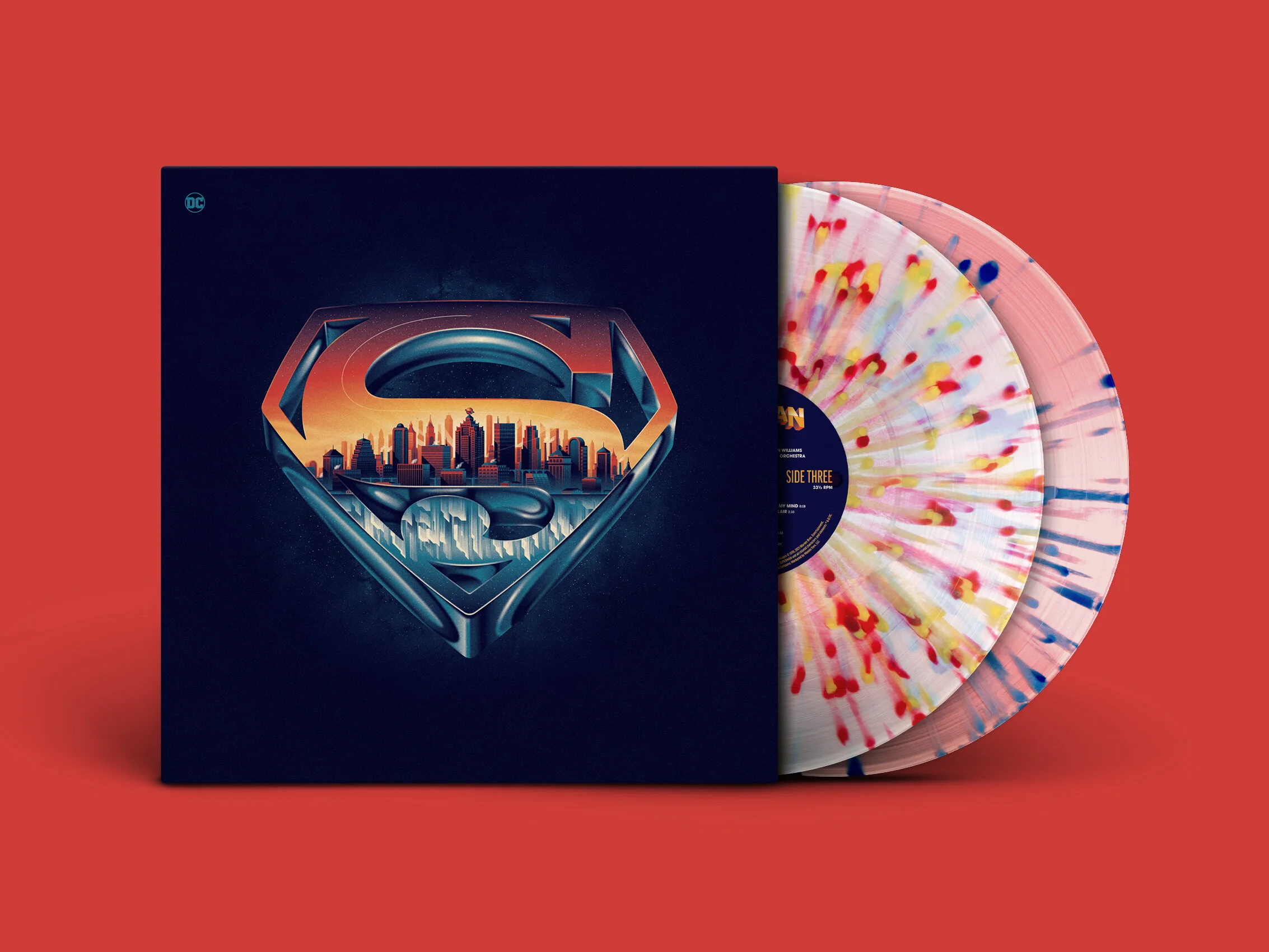 Superman: The Movie - Soundtrack Vinyl Packaging — DKNG