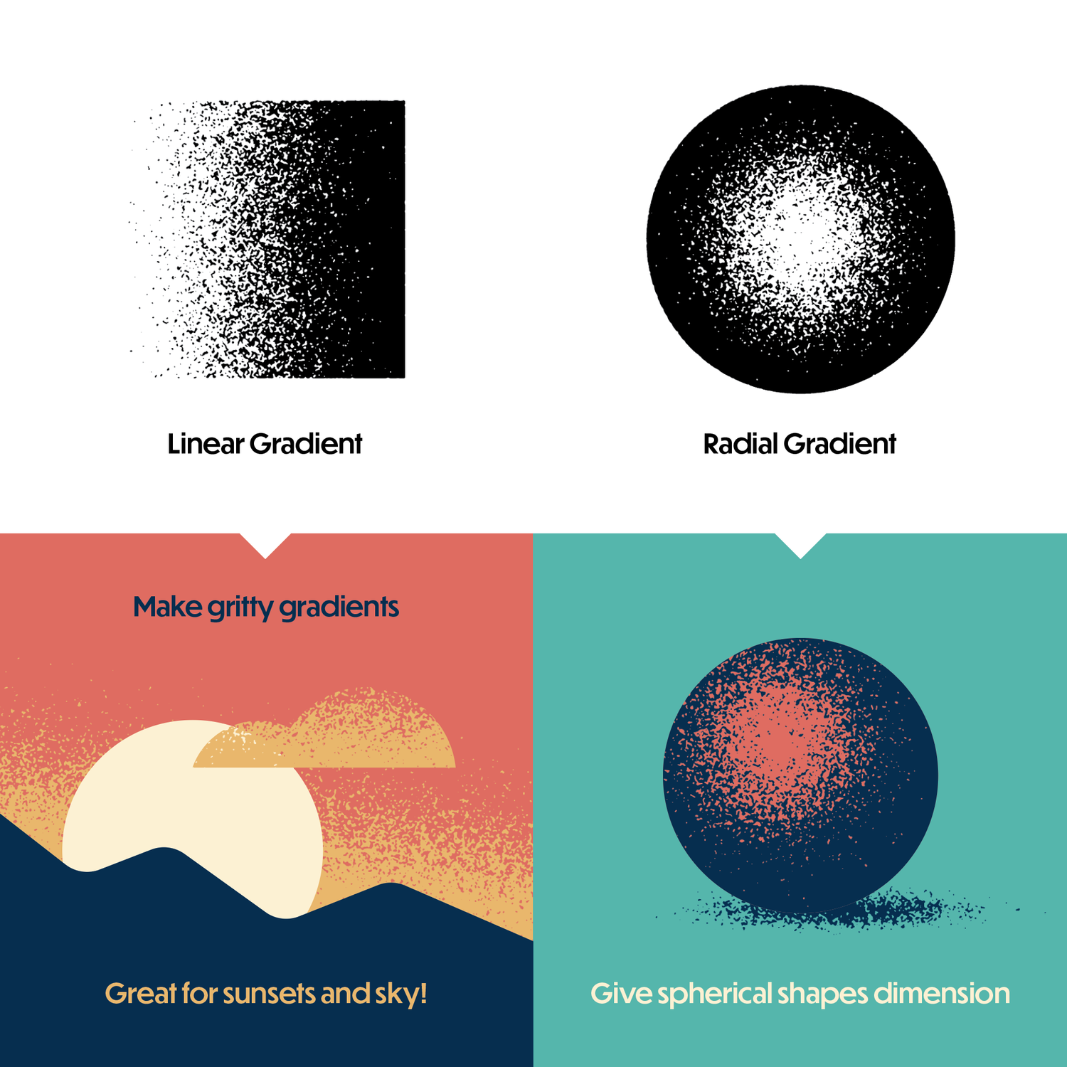 Mezzo Editable Illustrator Grain Textures - Now Available as a Digital ...