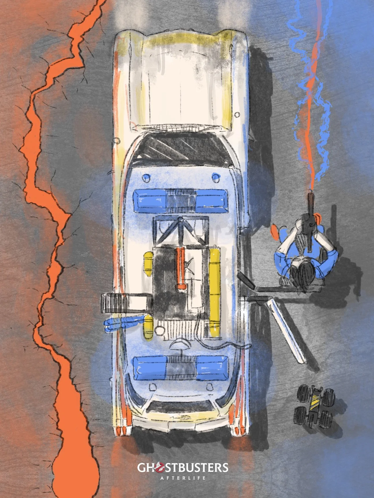 Ghostbusters: Afterlife Limited-Edition Foil Art Print — DKNG