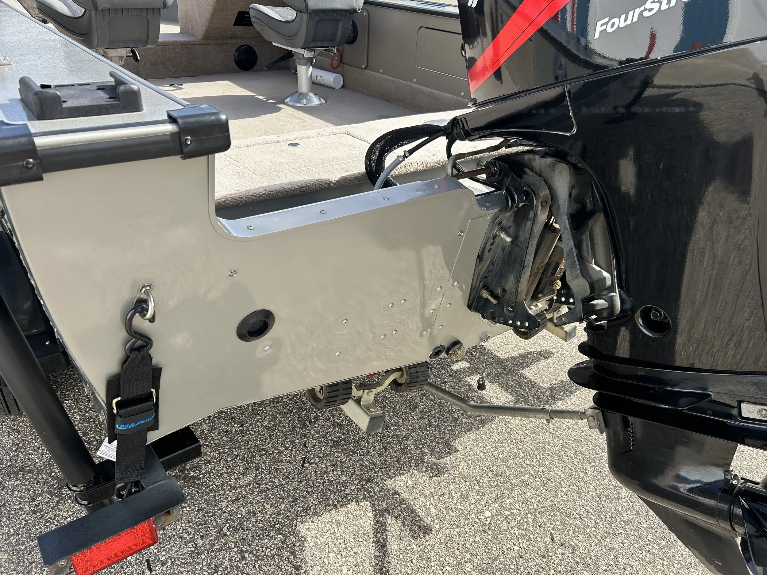 SOLD 2001 Lund 16' Mr. Pike Side Console w/ 90HP 4-Stroke Mercury NEW ...