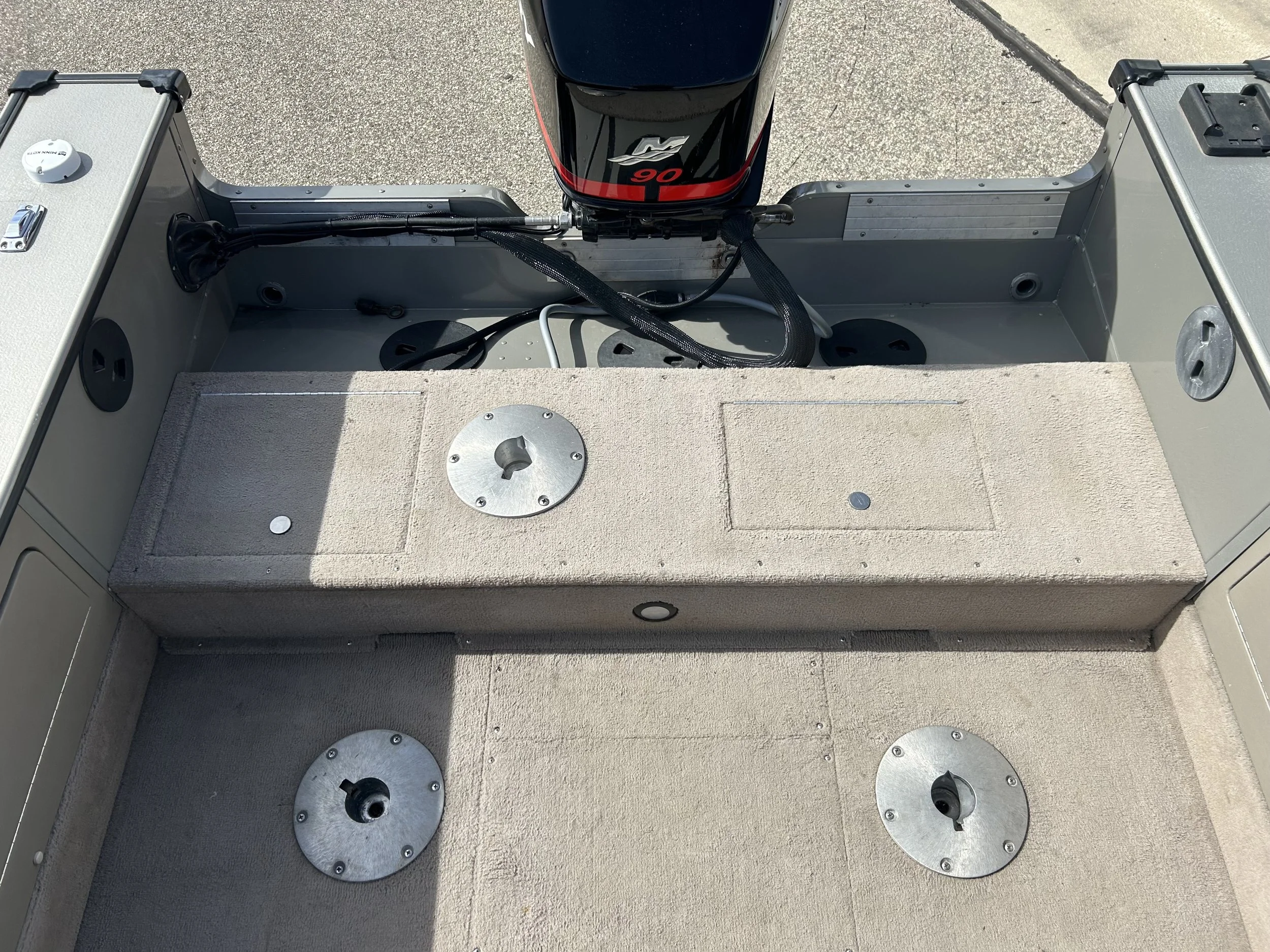SOLD 2001 Lund 16' Mr. Pike Side Console w/ 90HP 4-Stroke Mercury NEW ...