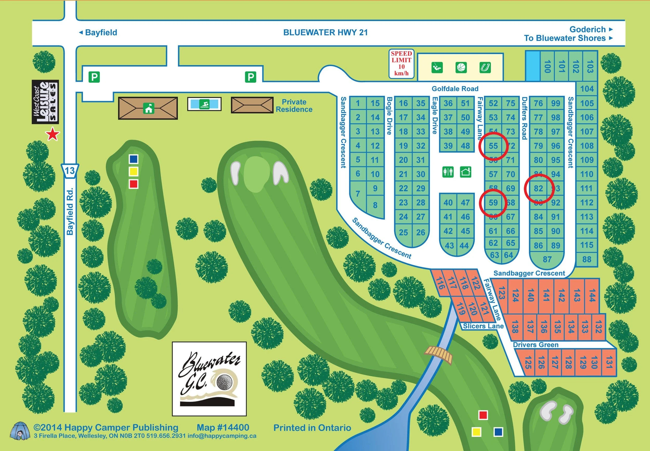 Available Lots — Bluewater Golf Course & Campground