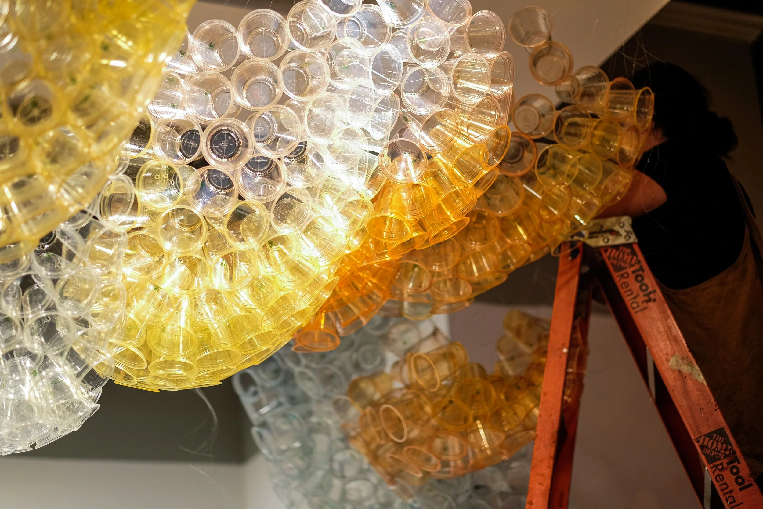 Coffee World Museum: Coffee Cup Installation — Corrie in Color